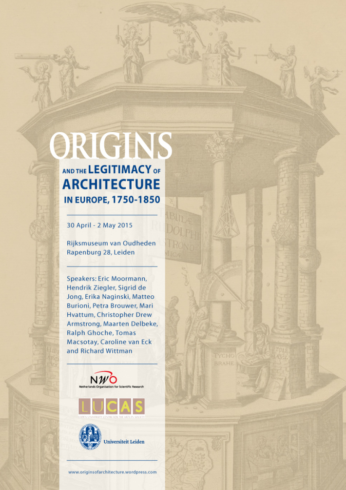 Conference | Origins and the Legitimacy of Architecture in Europe ...