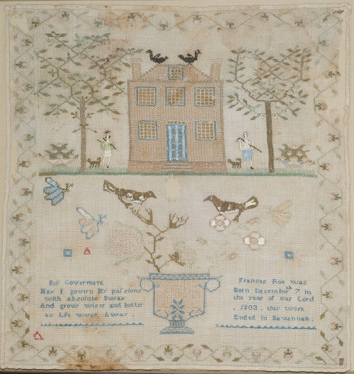 Exhibition | Georgia’s Girlhood Embroidery | Enfilade