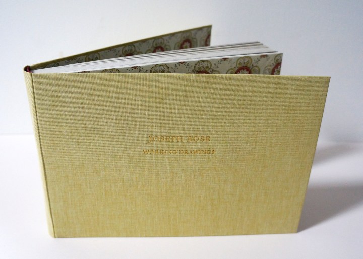 New Book | Joseph Rose: Working Drawings. Facsimile of a Sketchbook ...